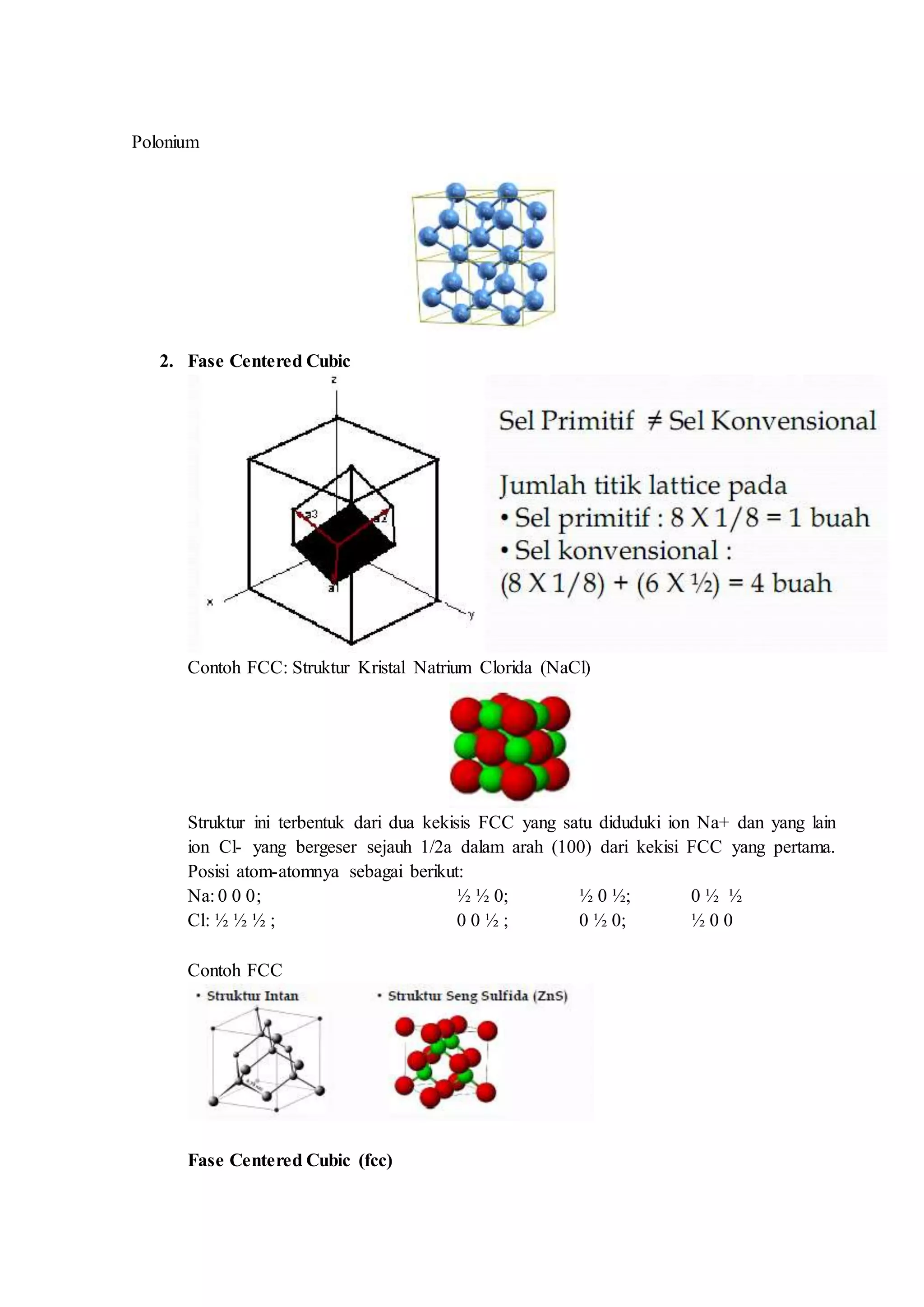 Struktur kristal | DOCX