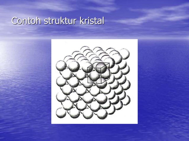 Struktur kristal logam | PPT