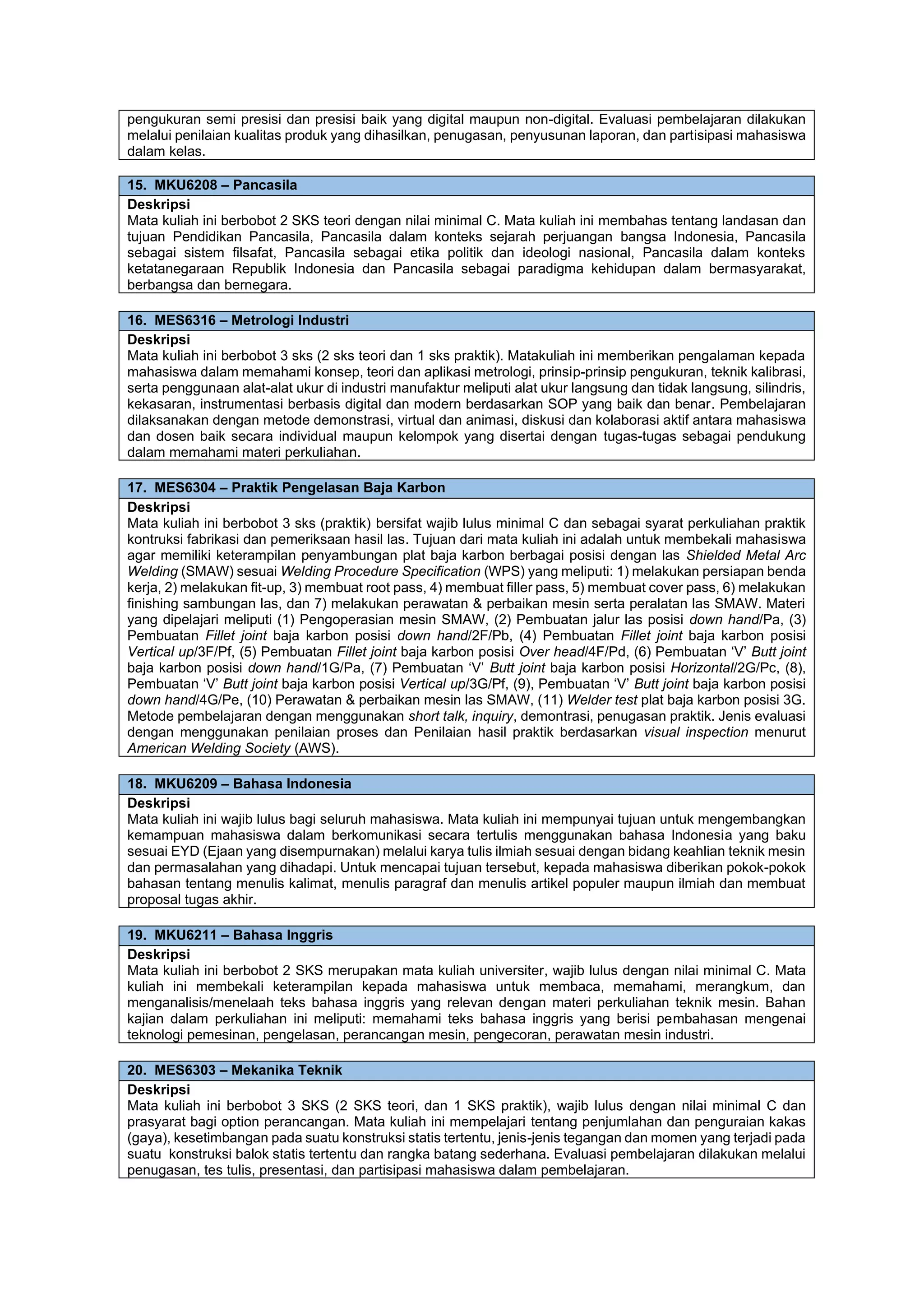 Struktur Kurikulum (Mata Kuliah) Pendidikan Teknik Mesin S1 FT UNY.pdf