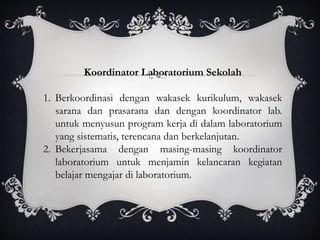 Struktur lab | PPT