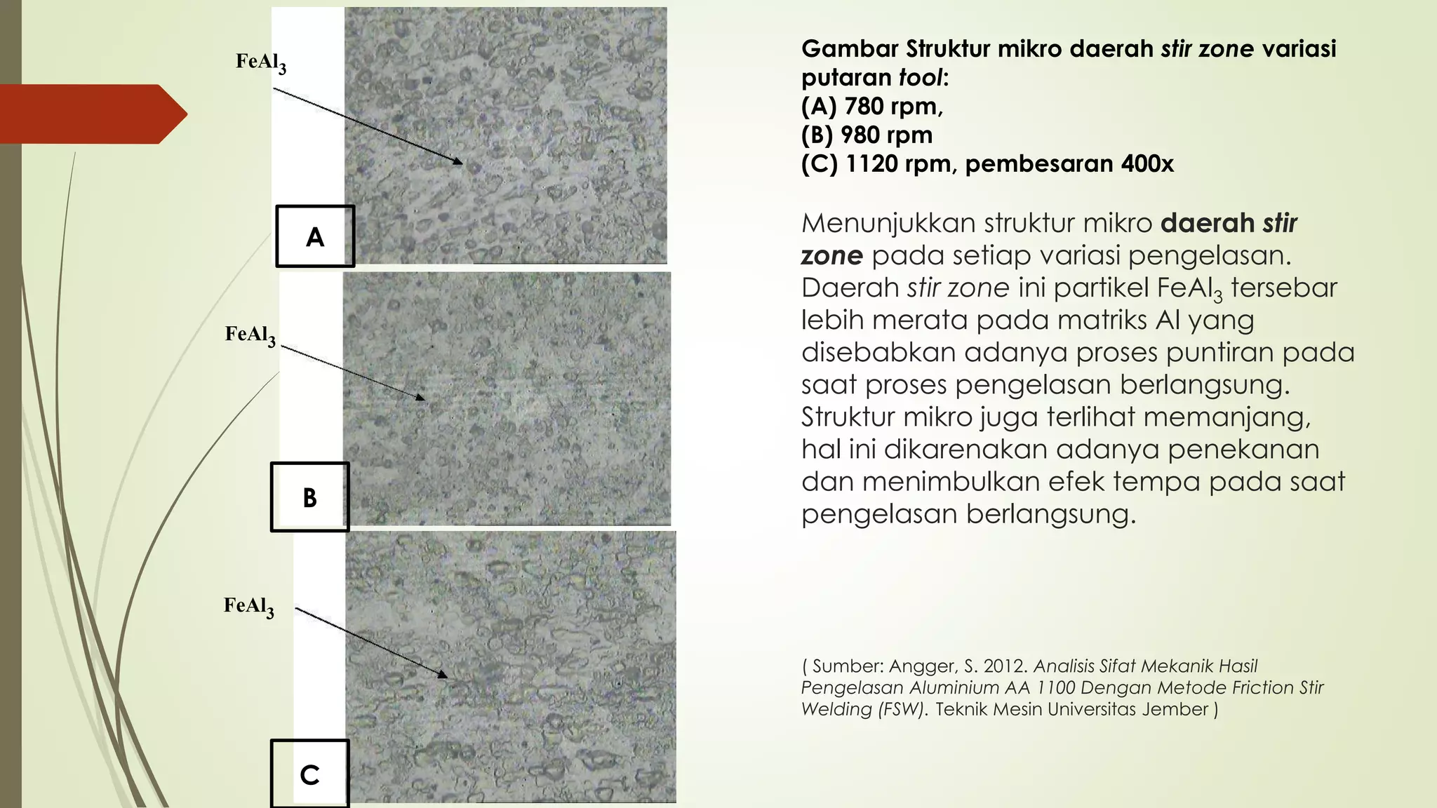 Struktur mikro daerah haz al alloy 1100 | PPTX