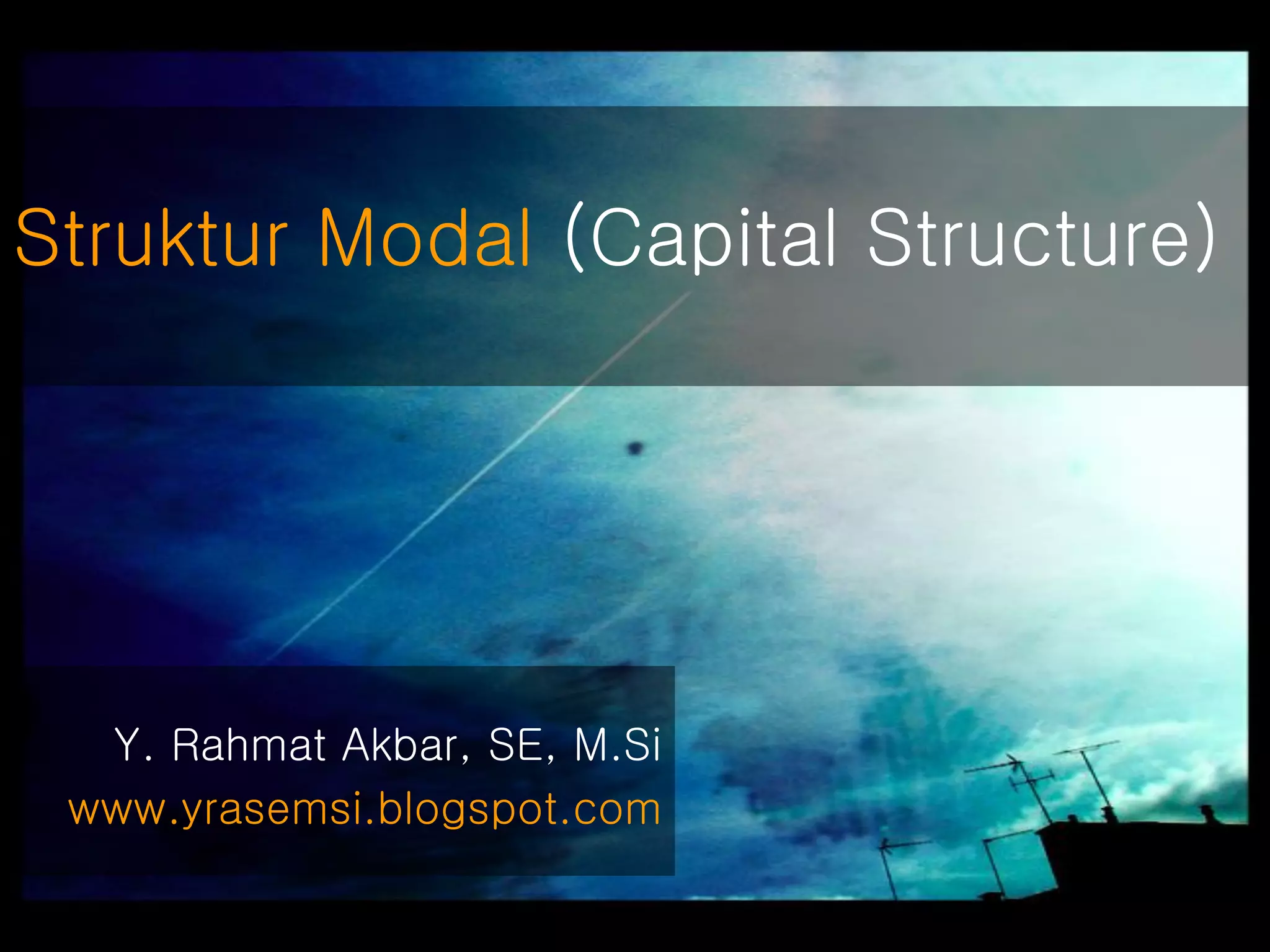 Struktur modal | PPT