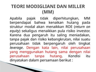 Struktur Modal metode EBIT- EPS Pert. 6.pptx