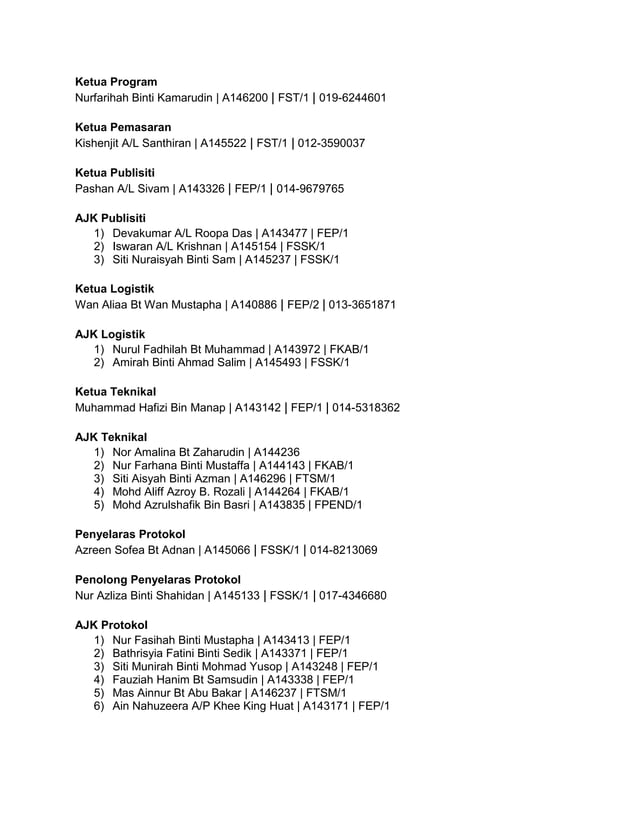 Struktur organisasi dialog | DOCX