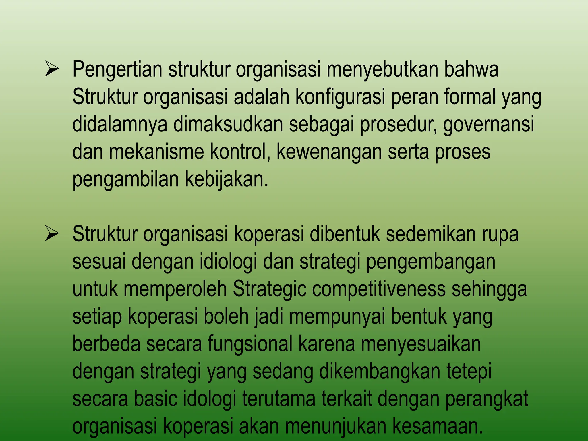 Struktur Organisasi Koperasi Berdasarkan Uu No 25 Tahun 1992 Ppt