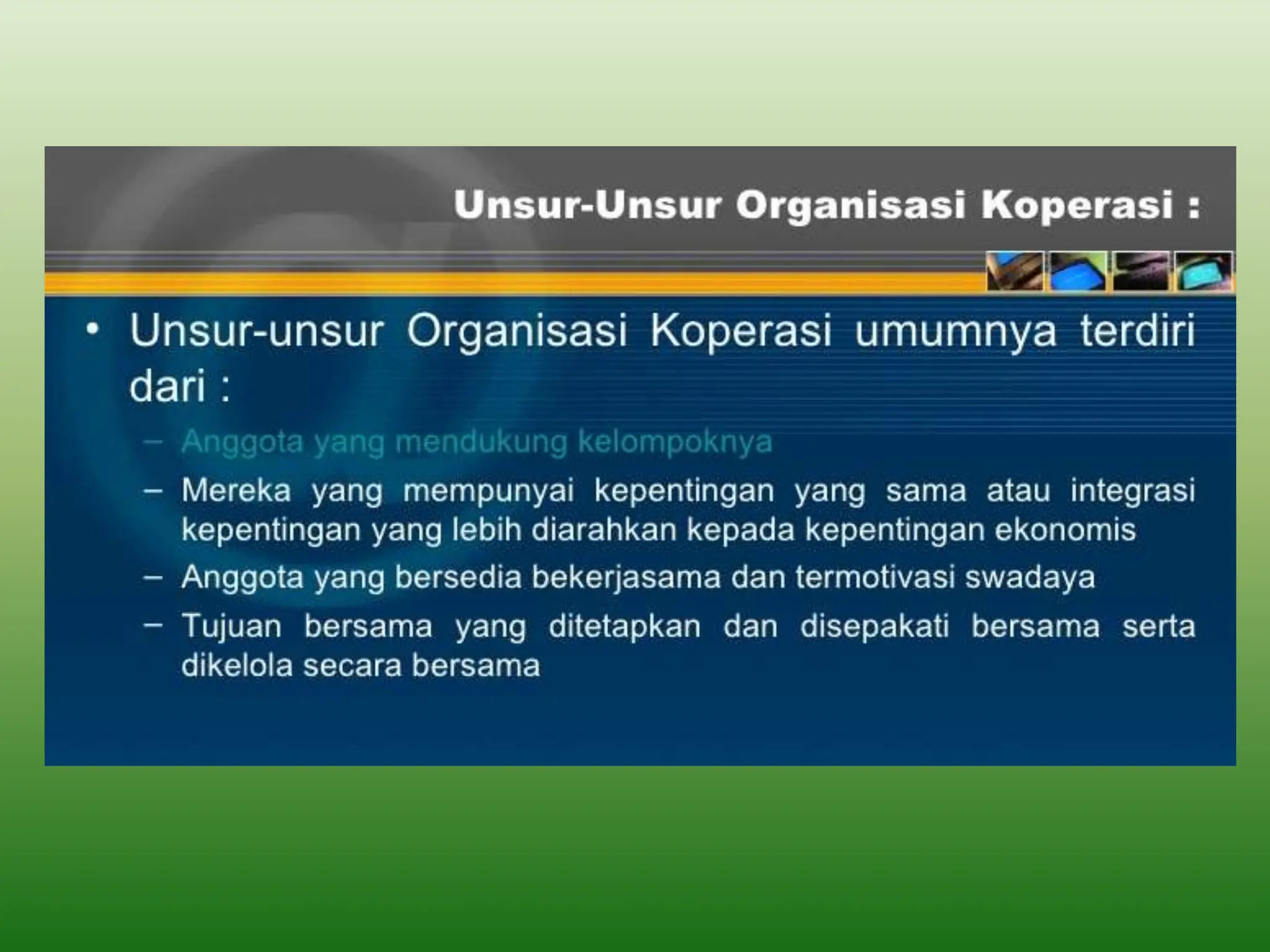 STRUKTUR ORGANISASI KOPERASI BERDASARKAN UU NO. 25 TAHUN 1992 | PPTX