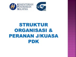 Struktur organisasi & peranan ajk pdk | PPTX