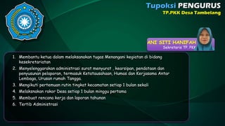 struktur organisasi pkk binaan wilayah rw | PDF