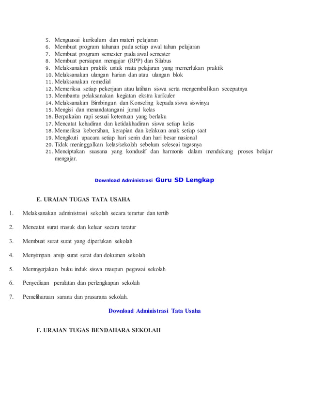 Struktur Organisasi Sekolah Dan Tugasnya Pdf