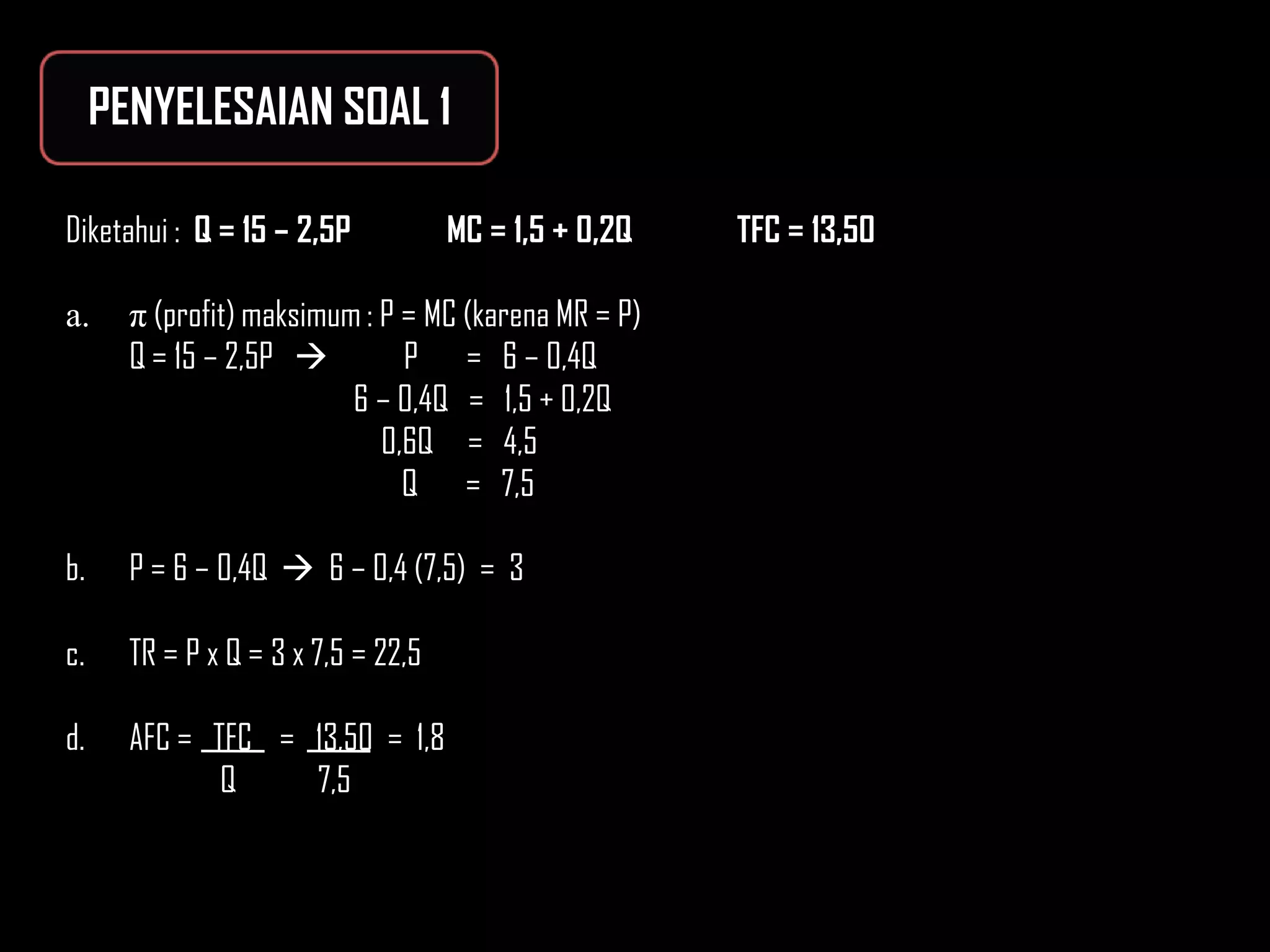 Struktur pasar dan struktur revenue | PPTX