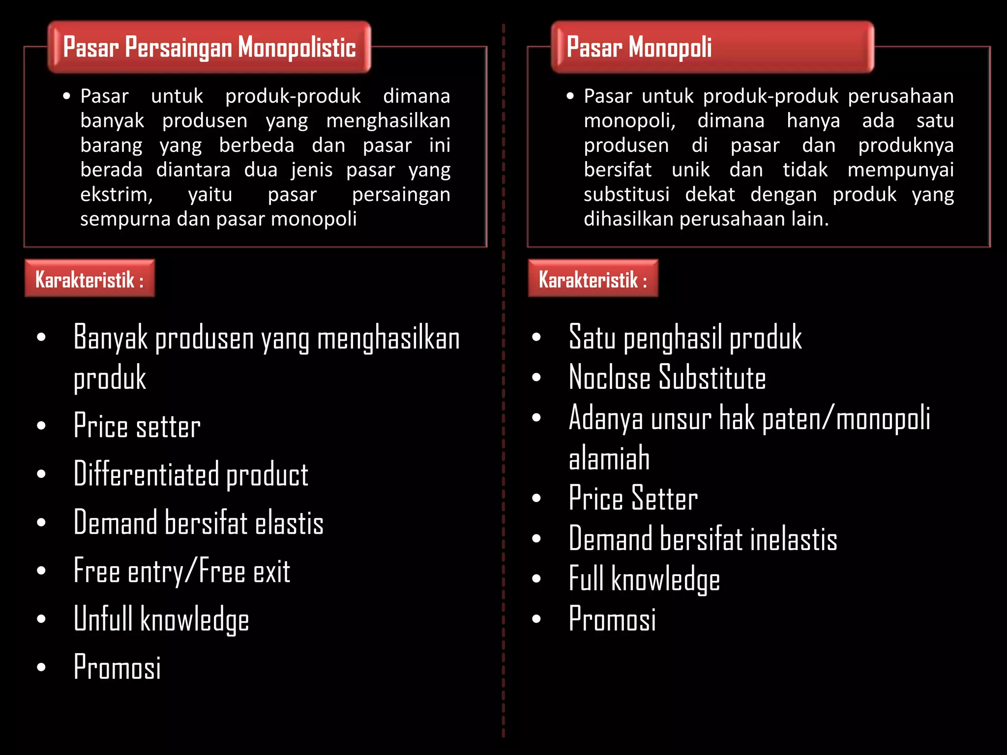 Struktur pasar dan struktur revenue | PPTX
