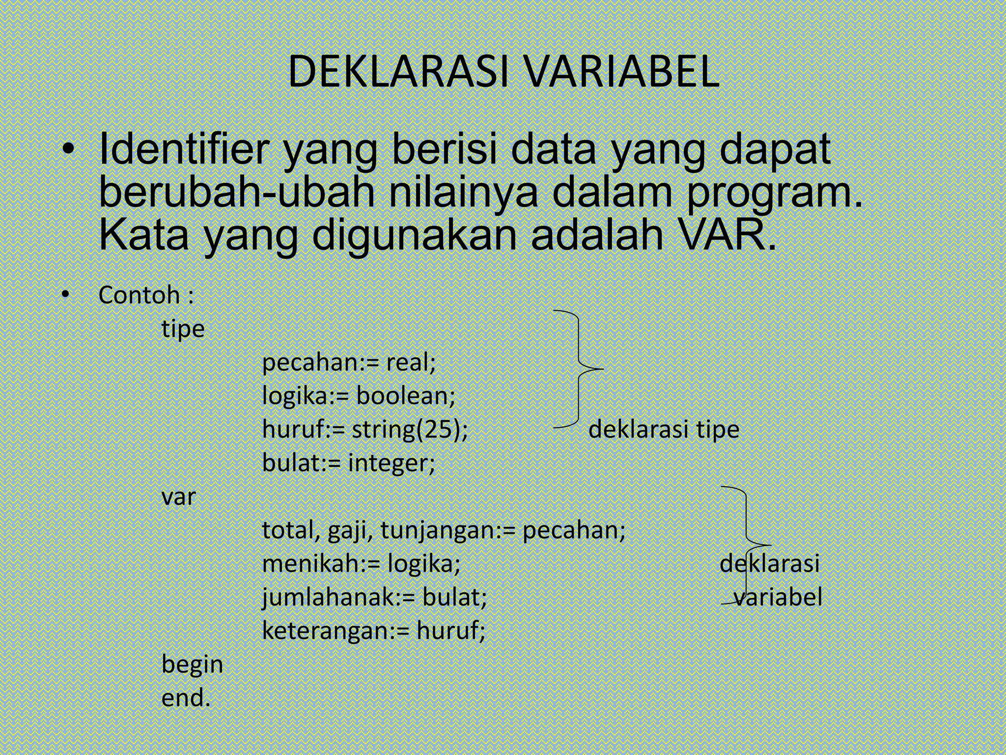struktur pemrograman pascal - MATA KULIAH STRUKTUR DATA | PPTX