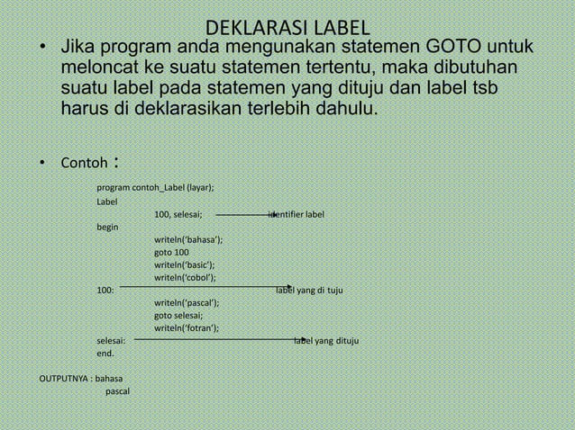 struktur pemrograman pascal - MATA KULIAH STRUKTUR DATA | PPTX