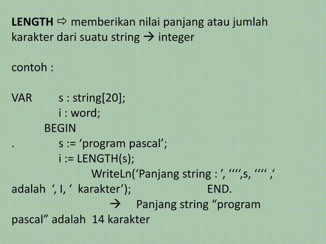 struktur pemrograman pascal - MATA KULIAH STRUKTUR DATA | PPTX