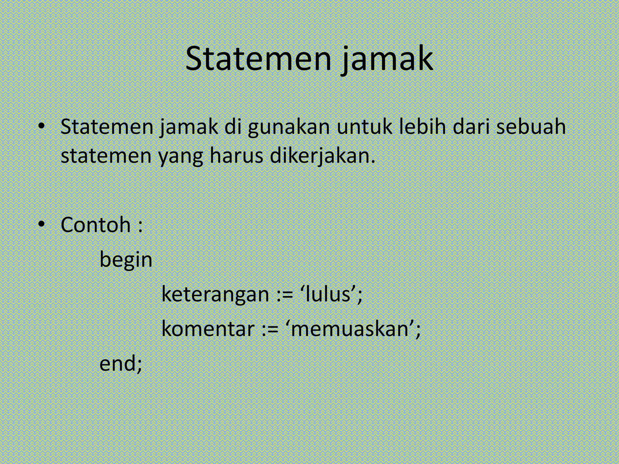 Struktur pemrograman pascal | PPTX