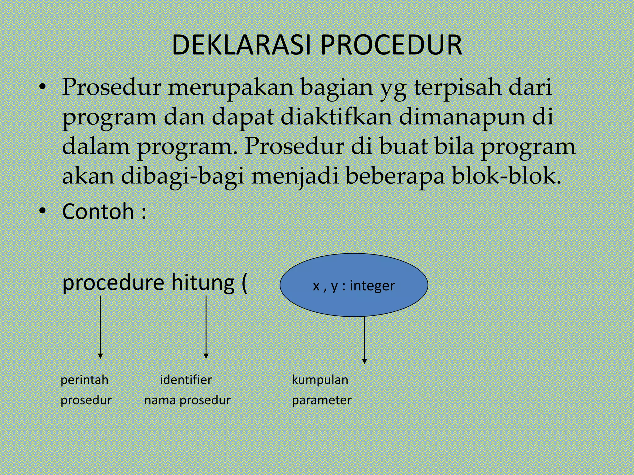 Struktur pemrograman pascal | PPTX