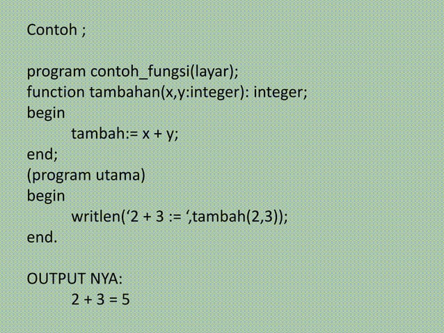 Struktur pemrograman pascal | PPTX
