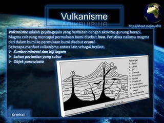Struktur Permukaan Bumi (Kelas IX) | PPT