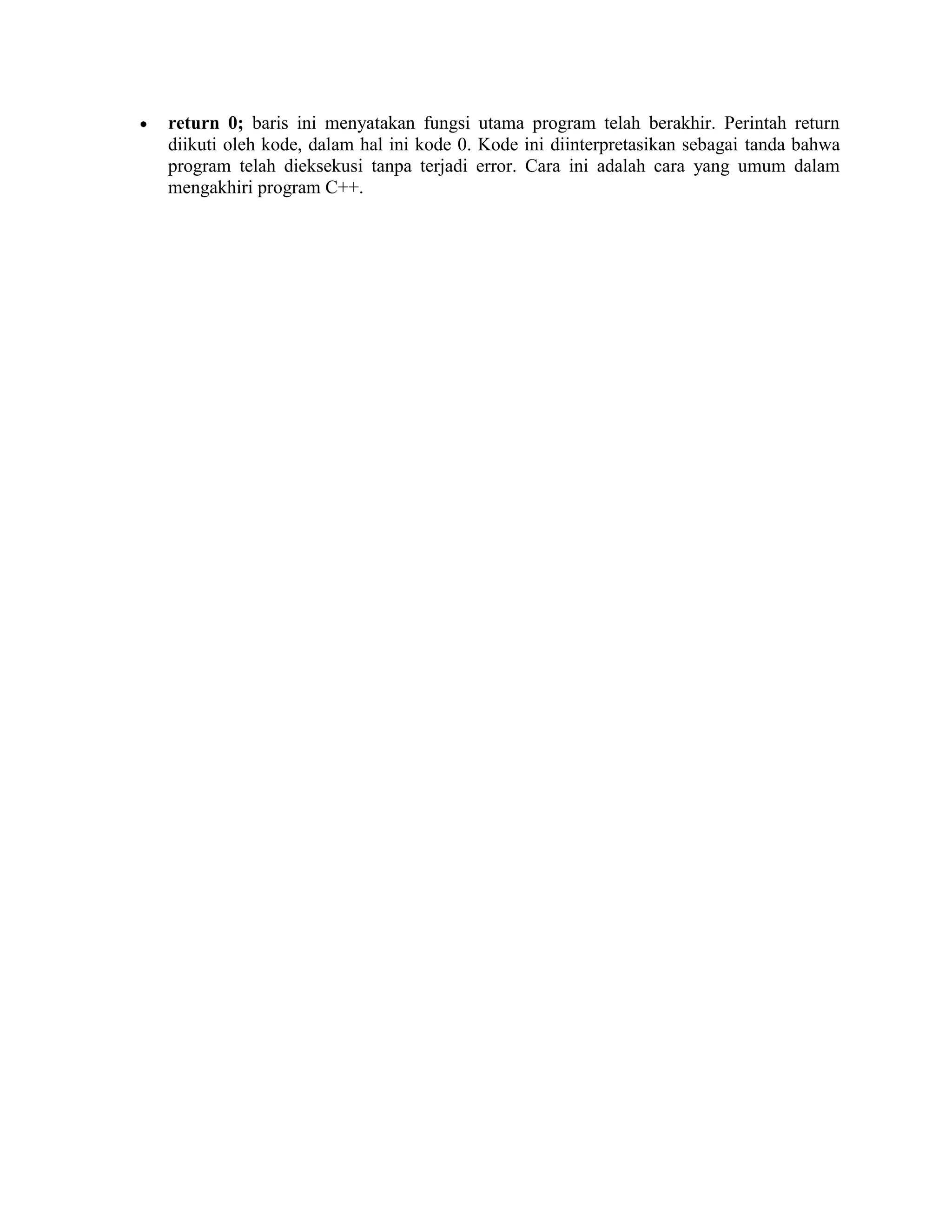 Struktur Program C Docx