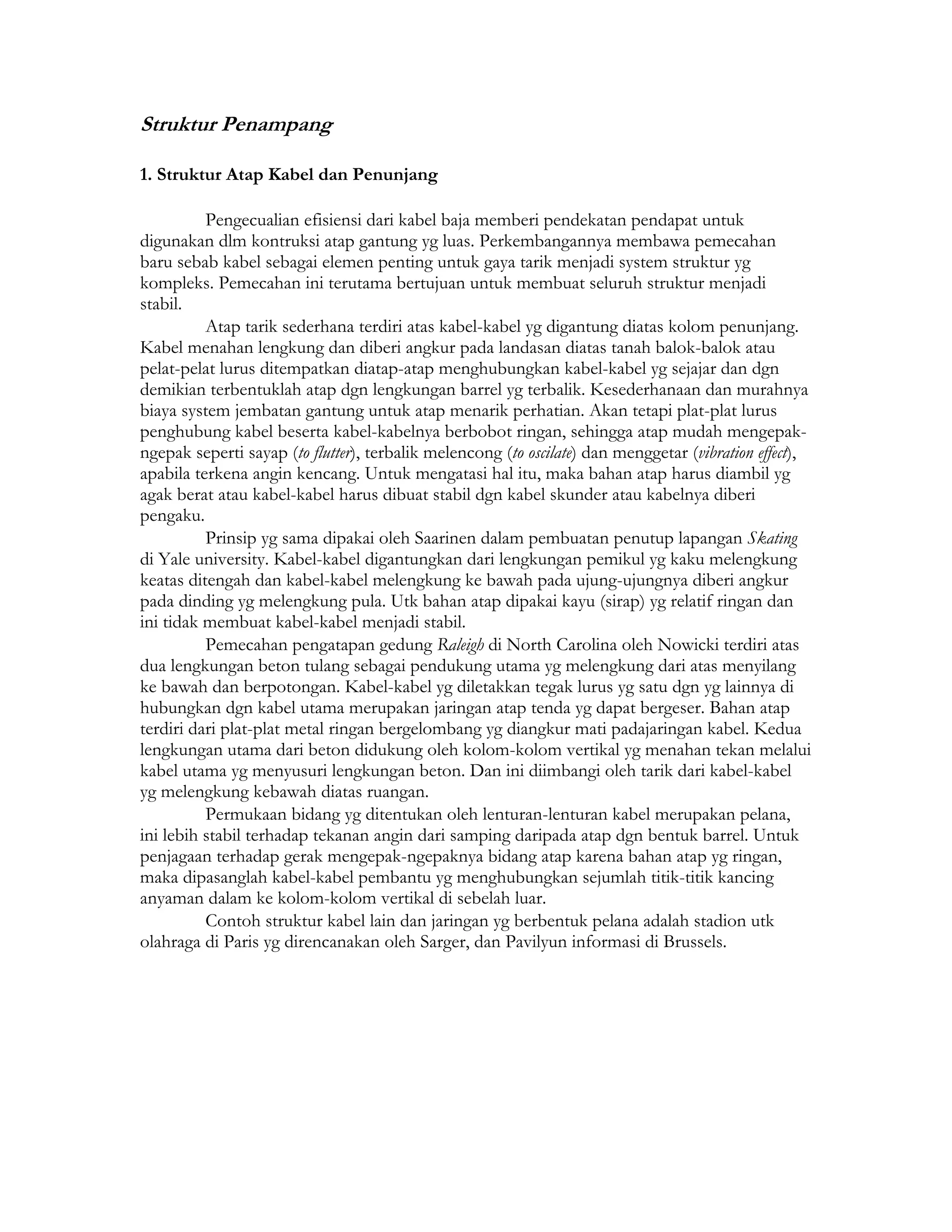 Struktur rangka | PDF