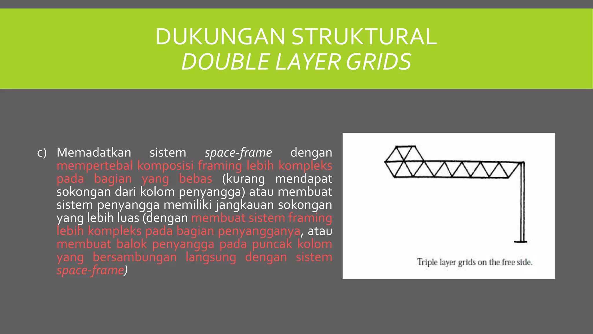 Struktur Rangka Ruang (space frame) | PPTX