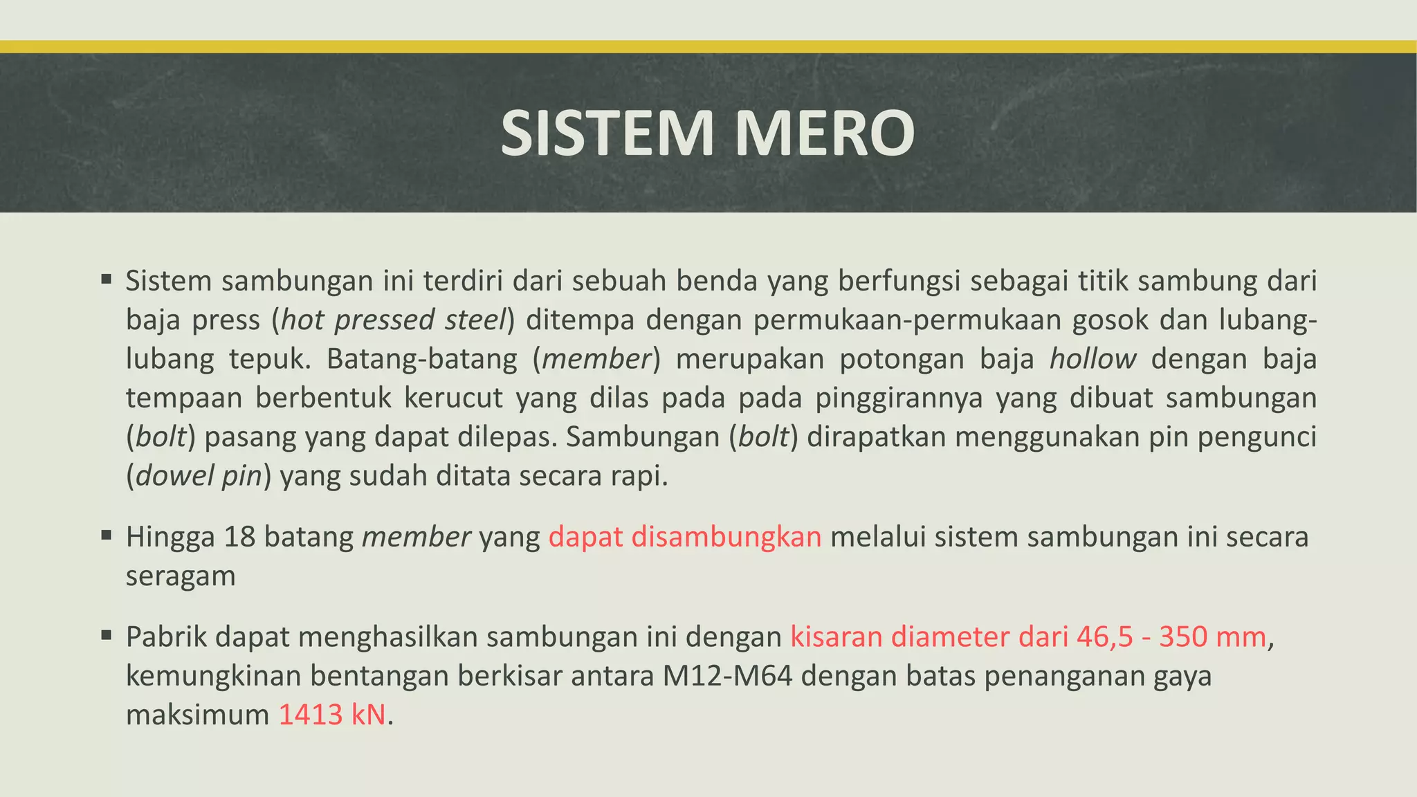 Struktur Rangka Ruang (space frame) | PPTX