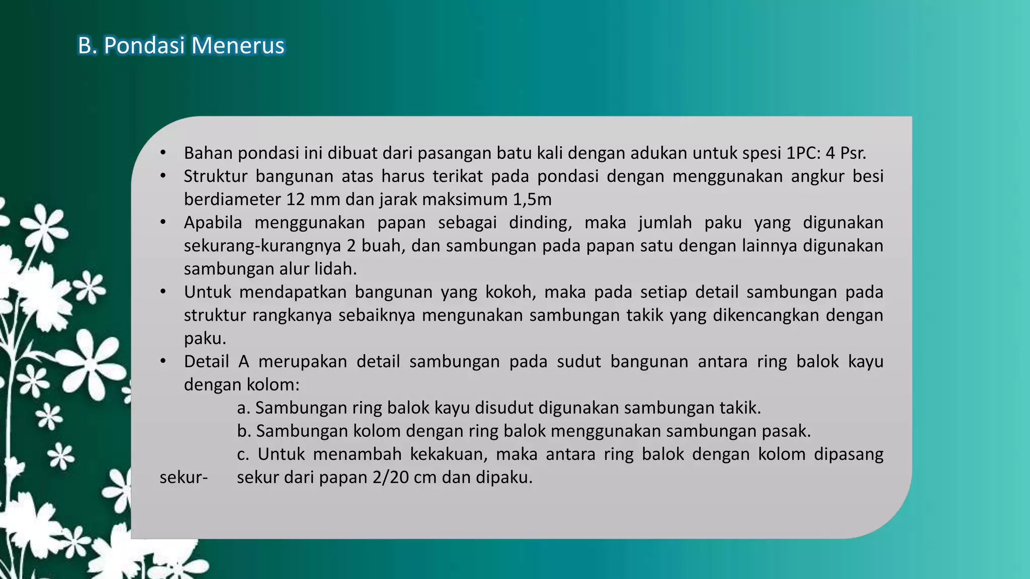 Struktur rumah panggung | PPTX