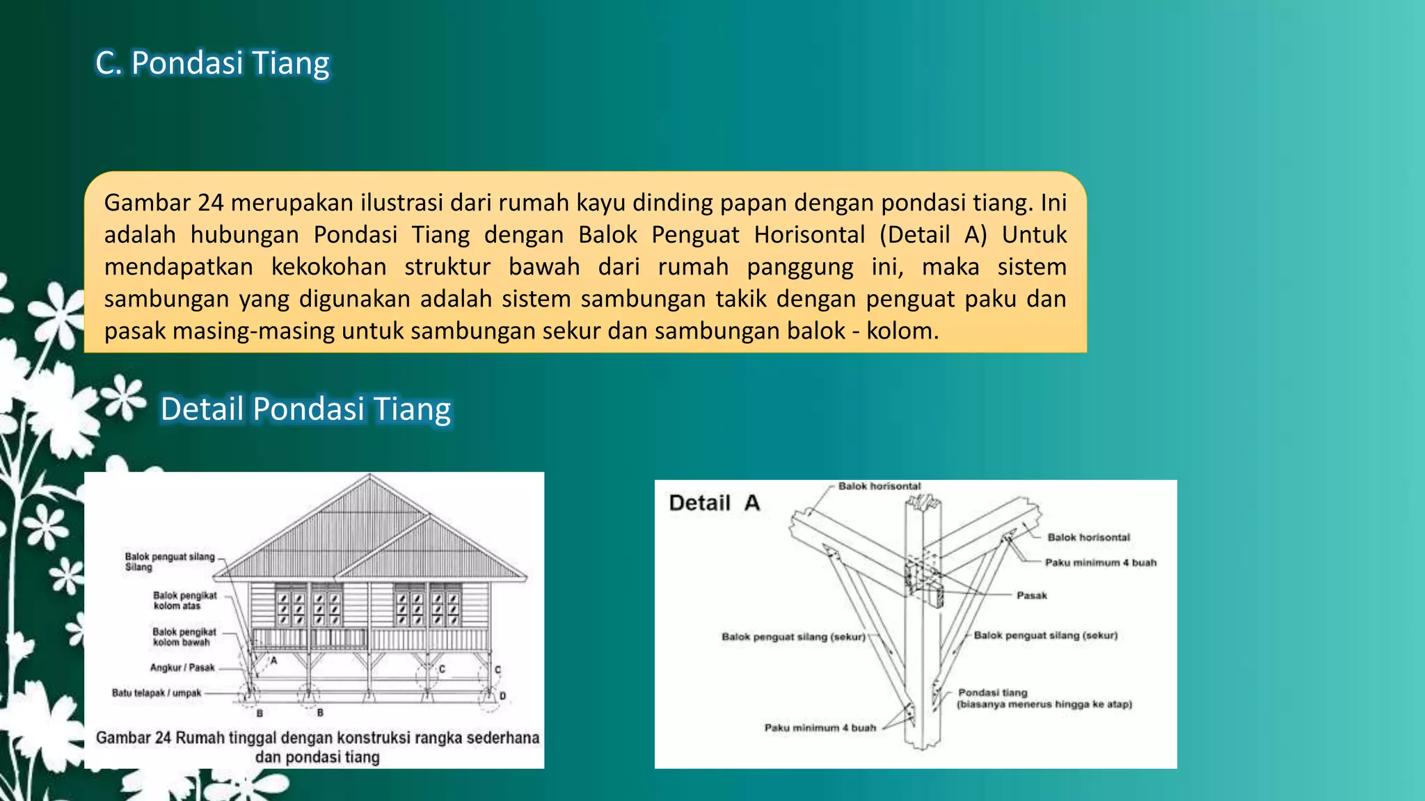 Struktur rumah panggung | PPTX