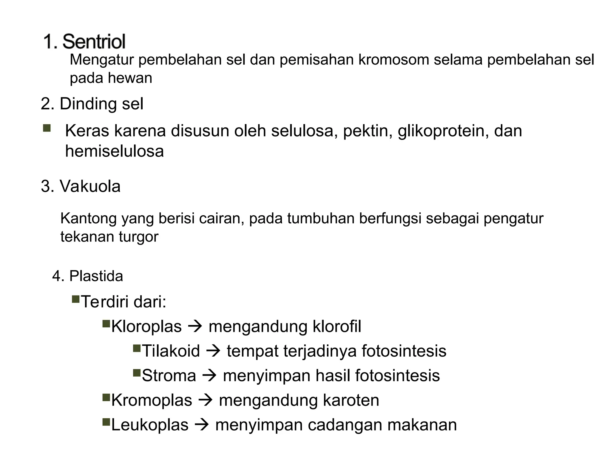 STRUKTUR SEL.ppt materi biologi dasar 1 2 | PPT