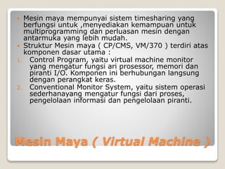 Bernis Sagita - Struktur Sistem Operasi | PPT