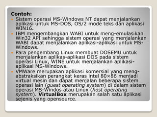 Bernis Sagita - Struktur Sistem Operasi | PPT