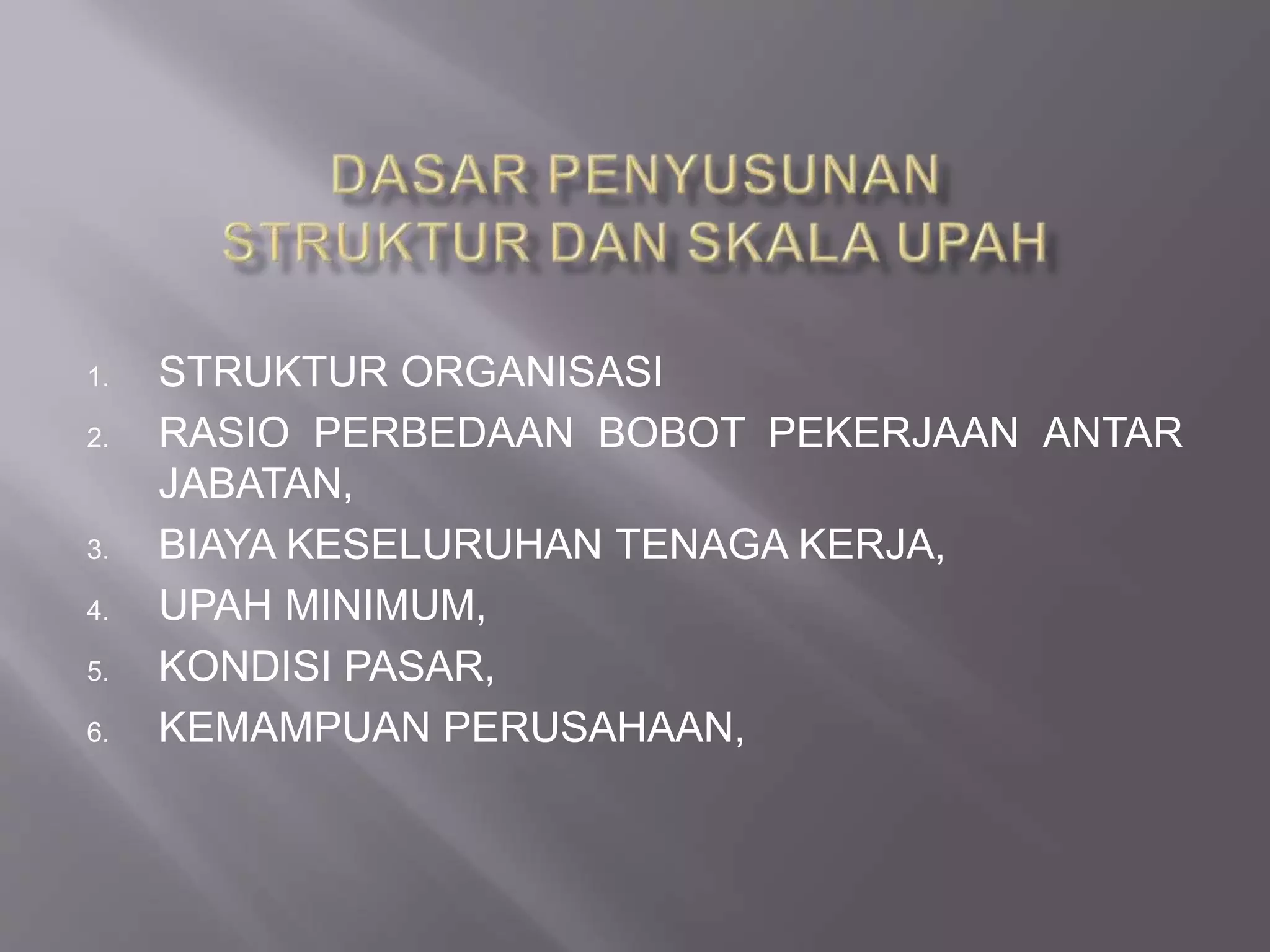 Struktur skala upah dan upah sundulan | PPTX