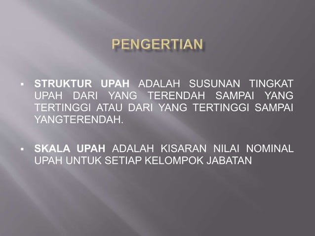 Struktur skala upah dan upah sundulan | PPTX