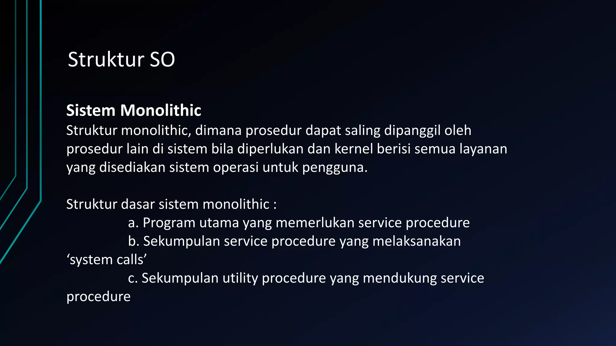 Struktur so dan basic command linux | PPTX