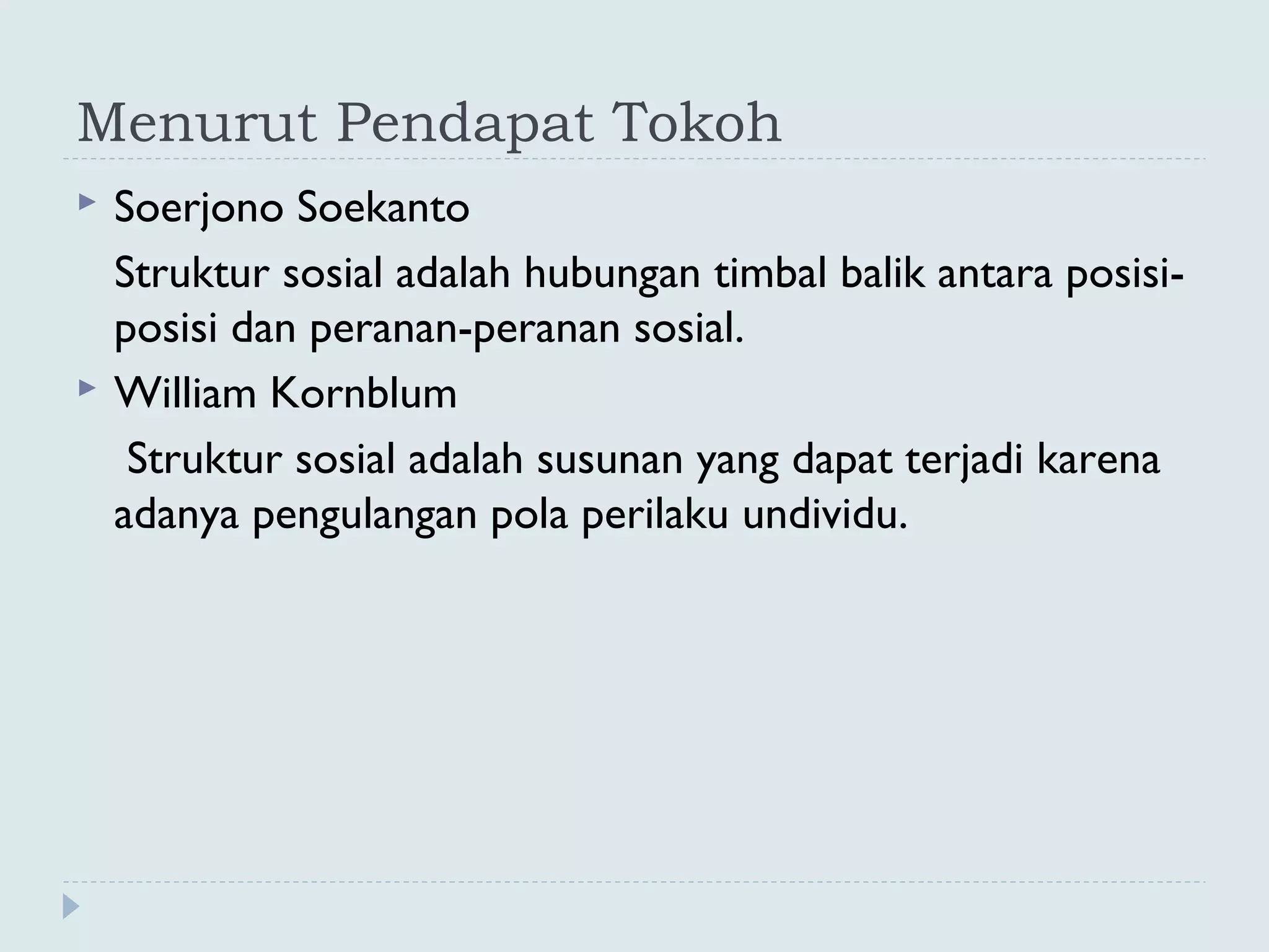 Struktur sosial | PPT