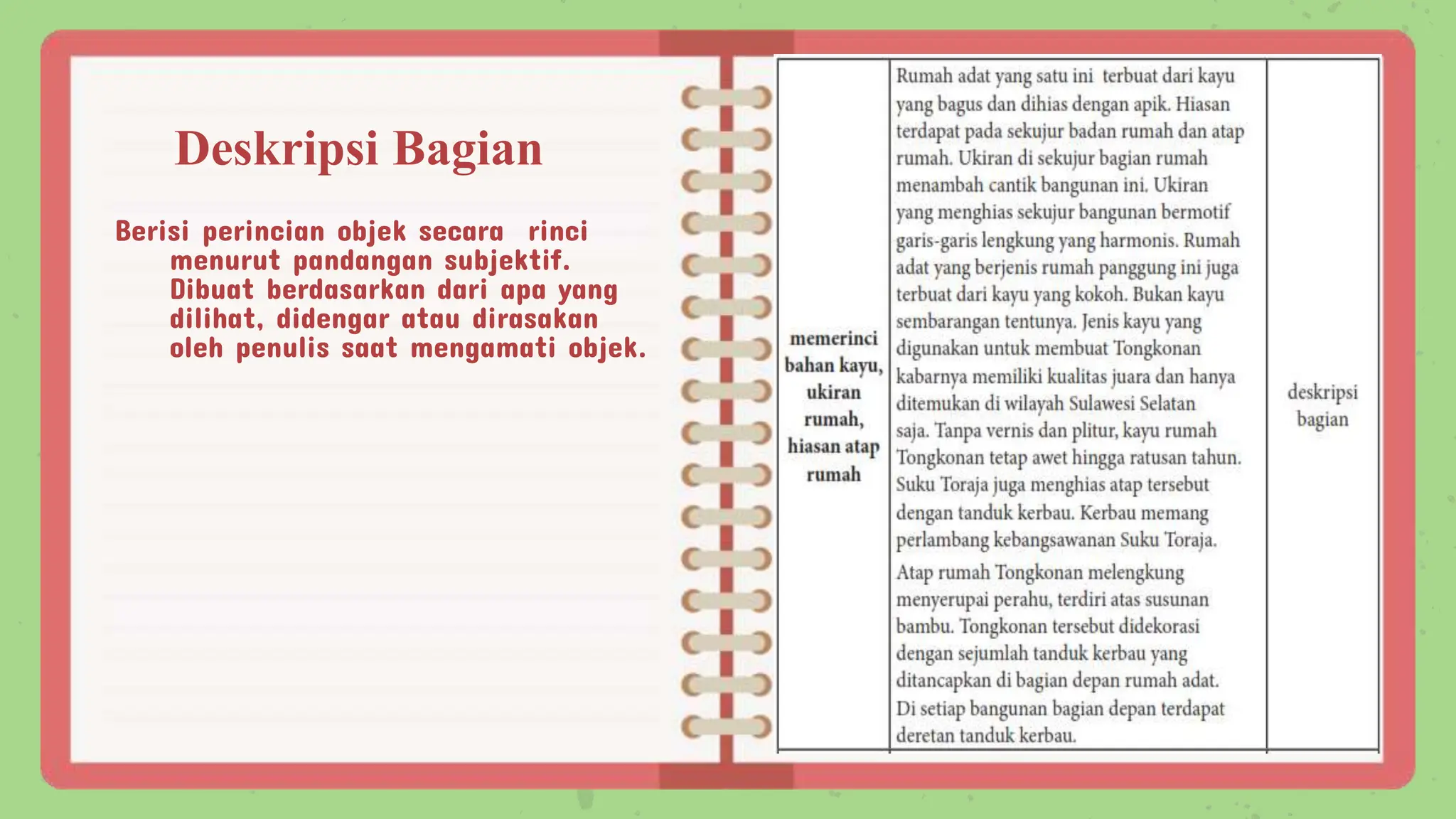Struktur teks deskripsifghtrghtghhhhhhhh | PPTX