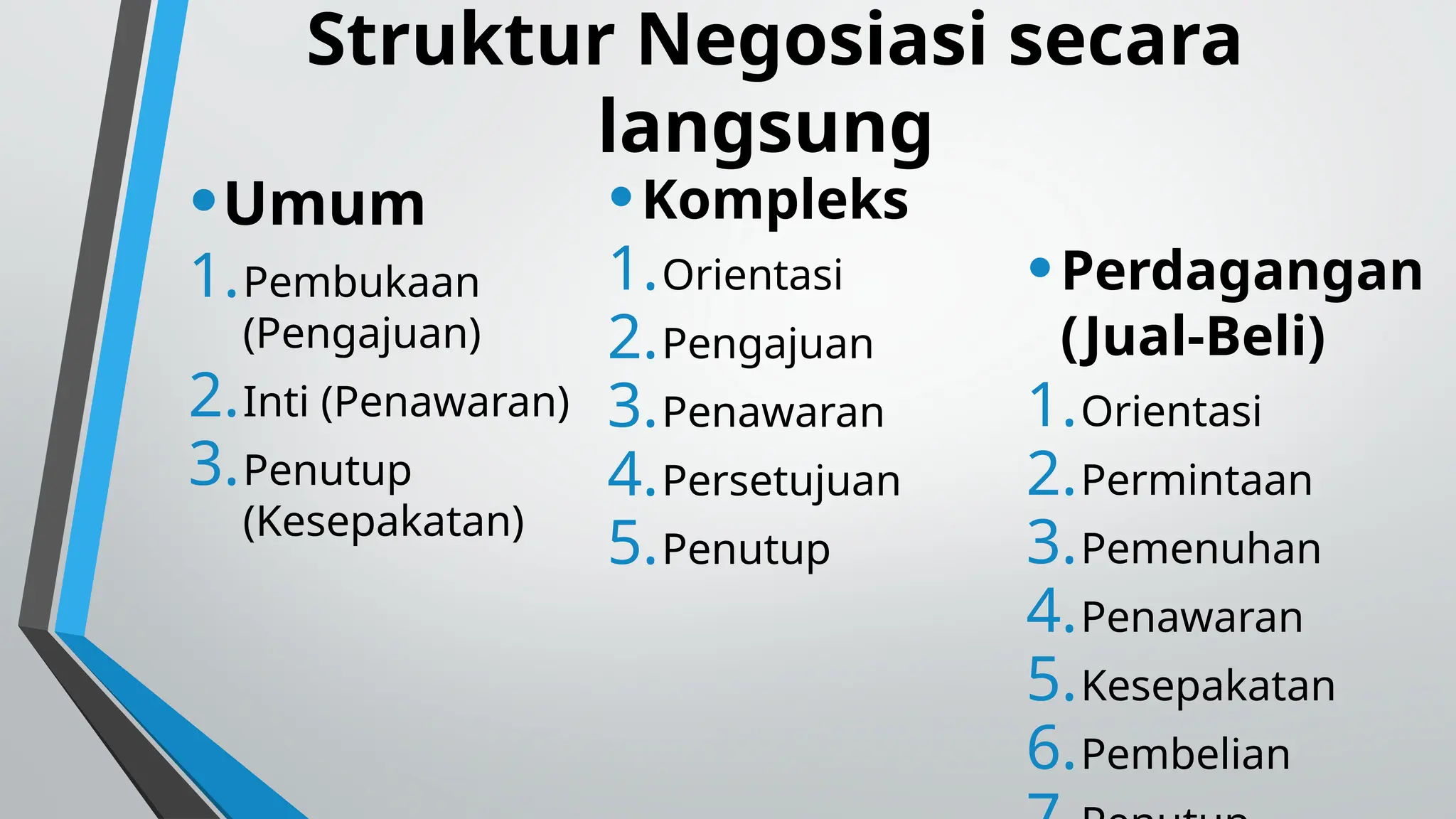 Struktur teks Negosiasi dan kaidah kebahasaan | PPTX