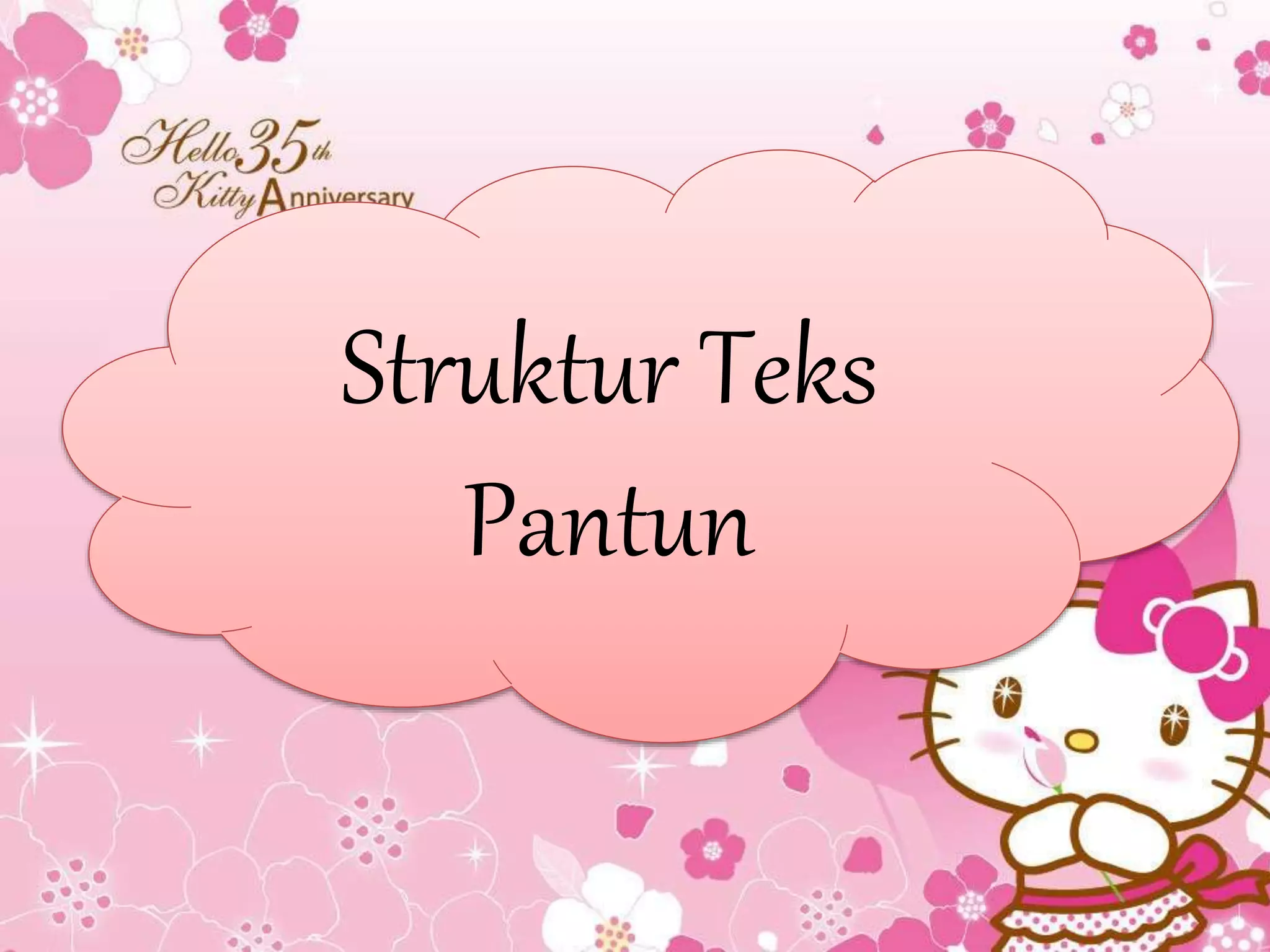 Struktur teks pantun | PPTX