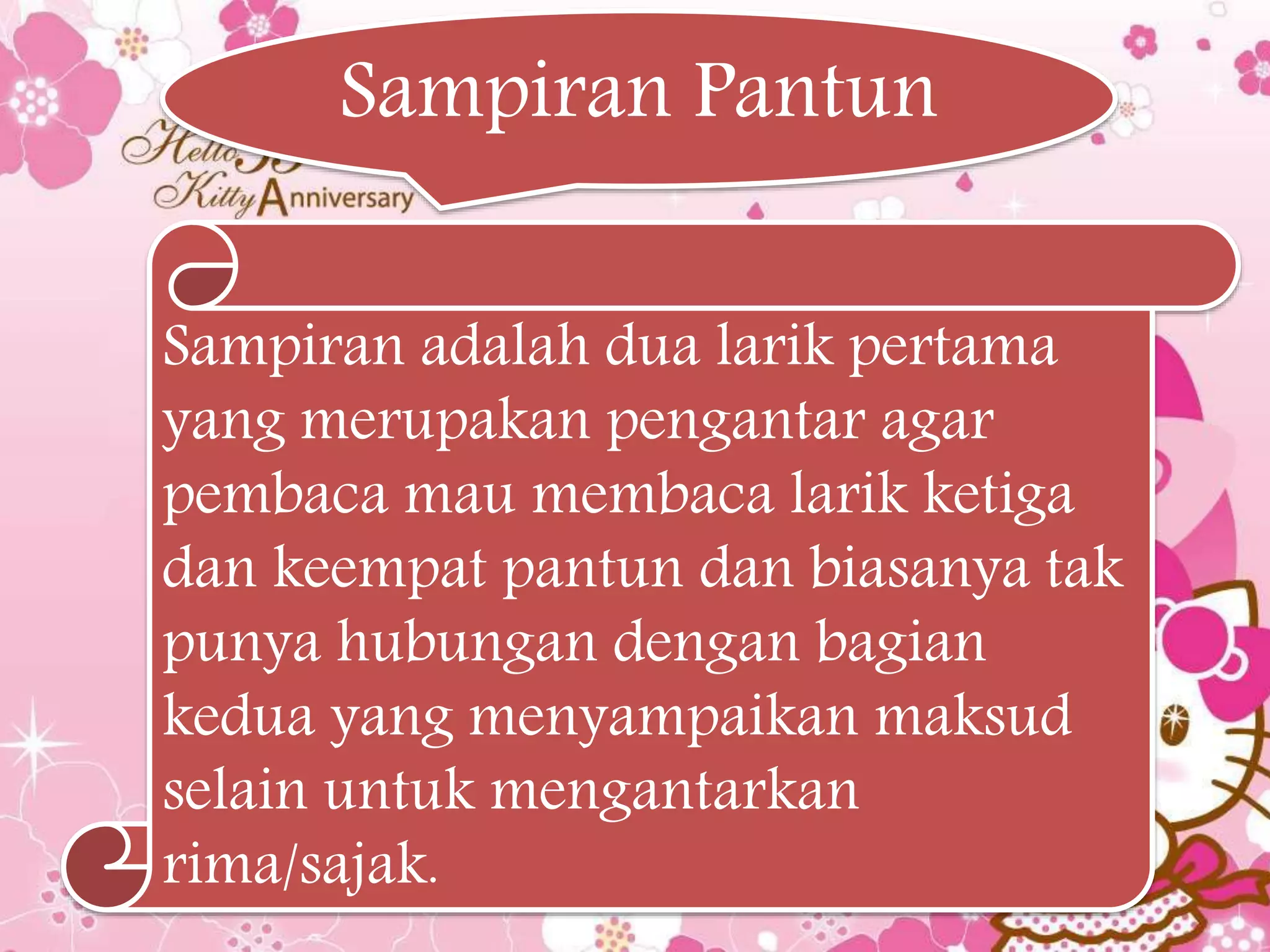 Struktur teks pantun | PPTX