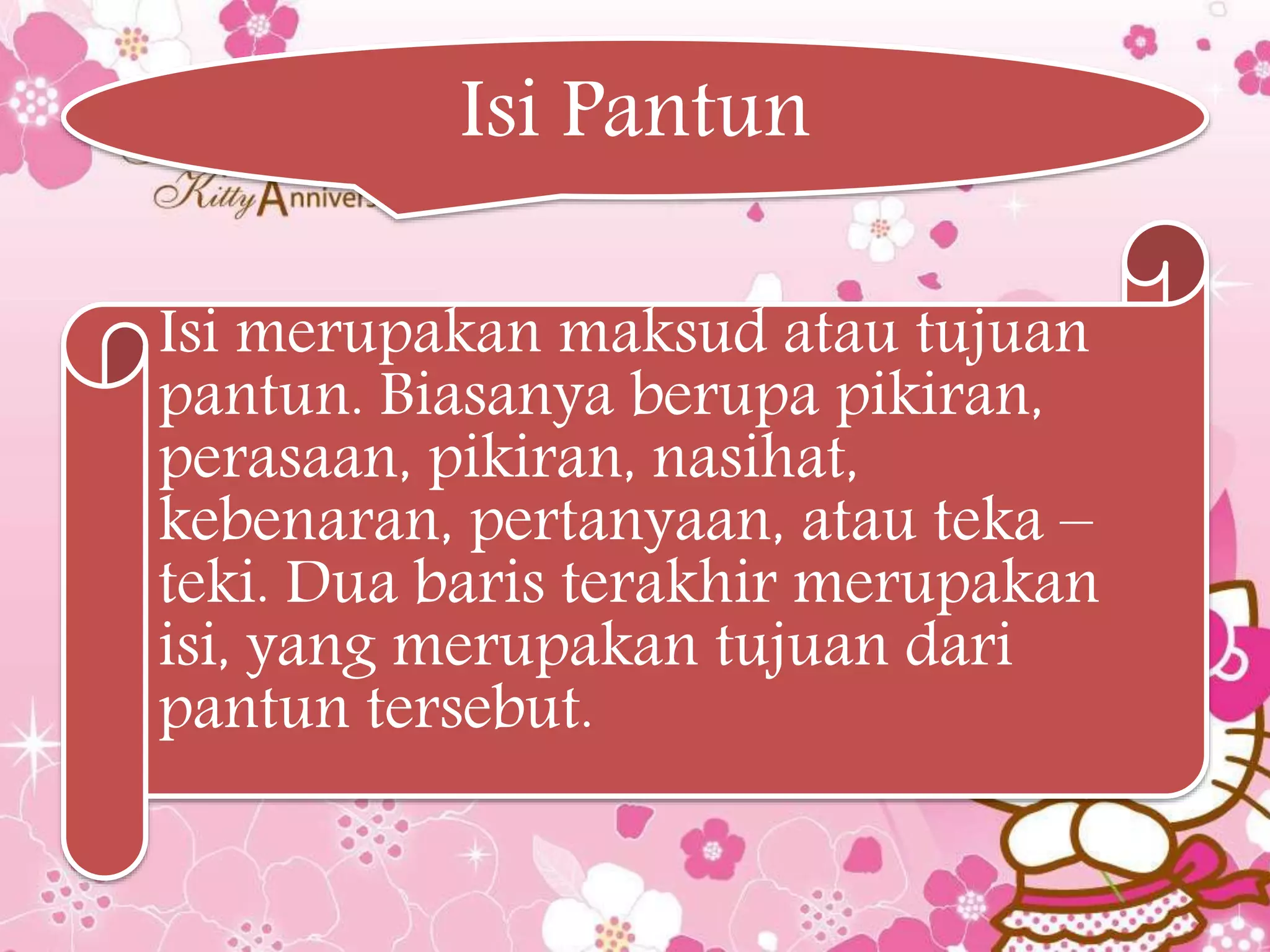 Struktur teks pantun | PPTX