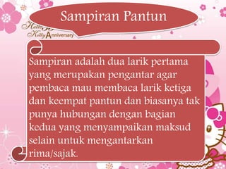 Struktur teks pantun | PPTX