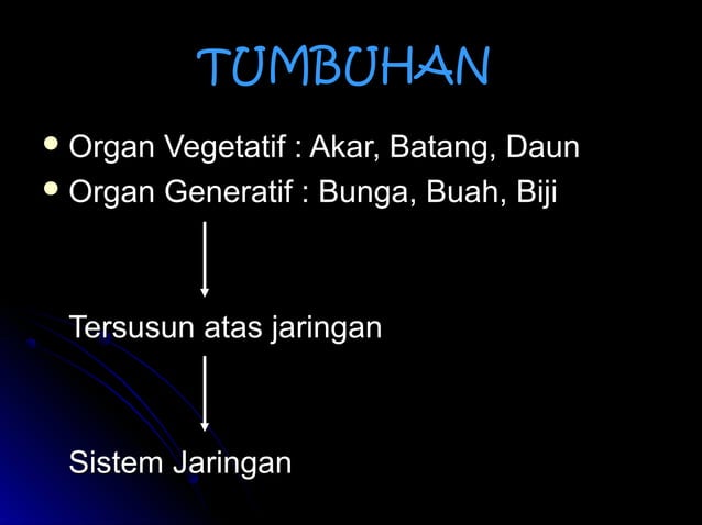 Struktur tumbuhan | PPT