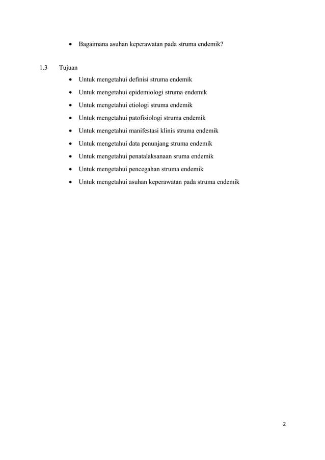 Struma endemik | PDF