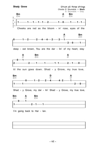 Shady Grove Guitar Chords
