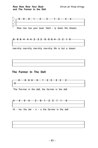 Row Row Row Your Boat Guitar Chords