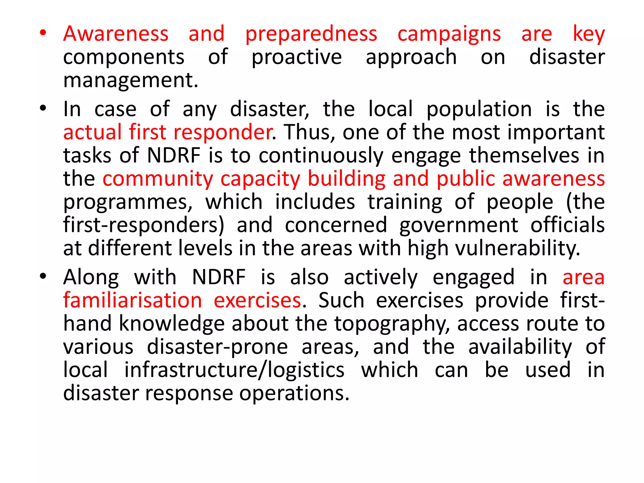 Strusture of disaster management in india | PPTX