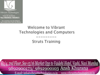 Struts course material | PPT