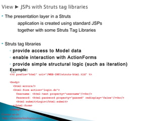 Struts course material | PPT
