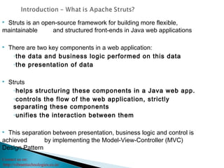 Struts course material | PPT