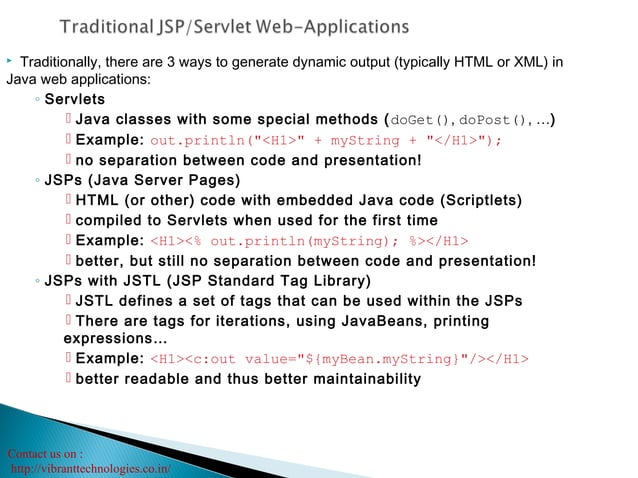 Struts course material | PPT